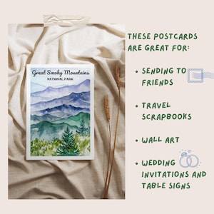 63 National Park Postcard Pack, National Park Gift, Vintage Travel ...