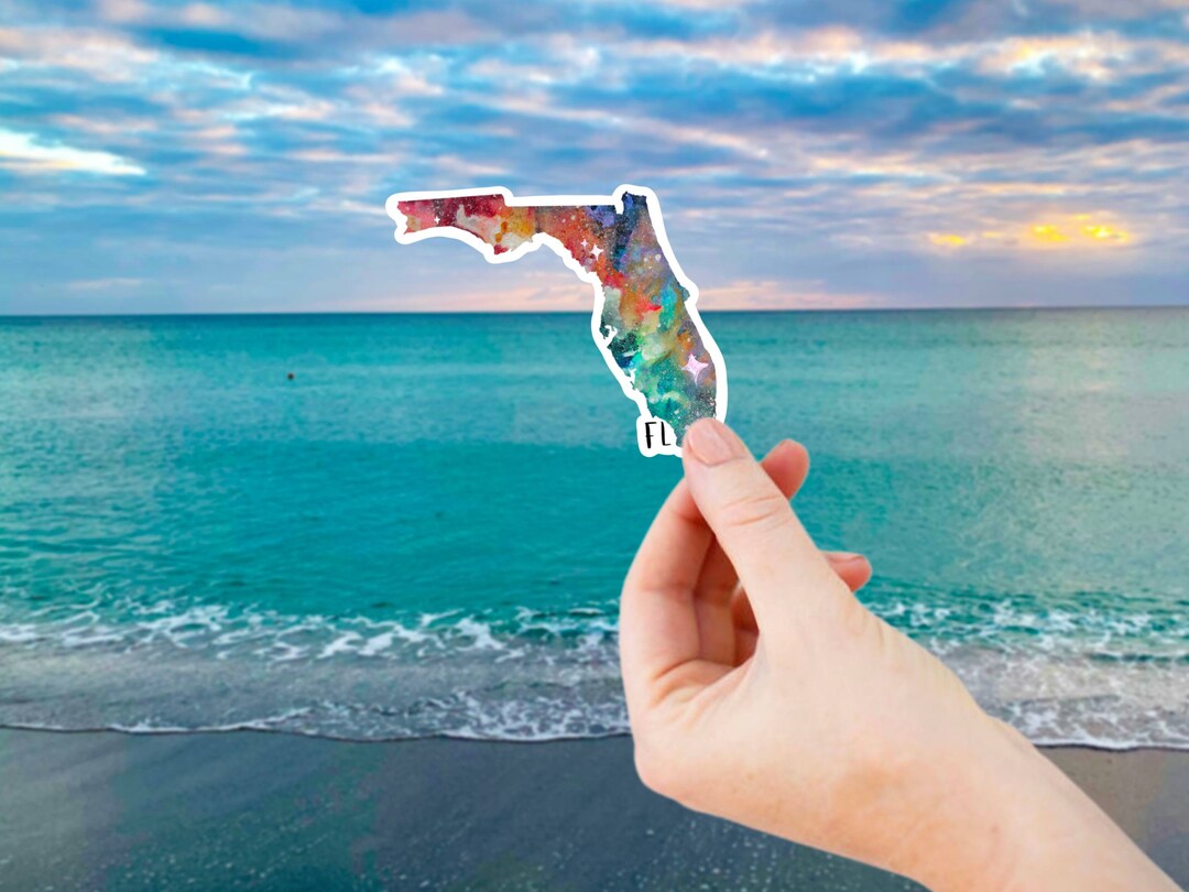 Florida Sticker, 30A Sticker, Vinyl Sticker, Florida Decal, Water ...