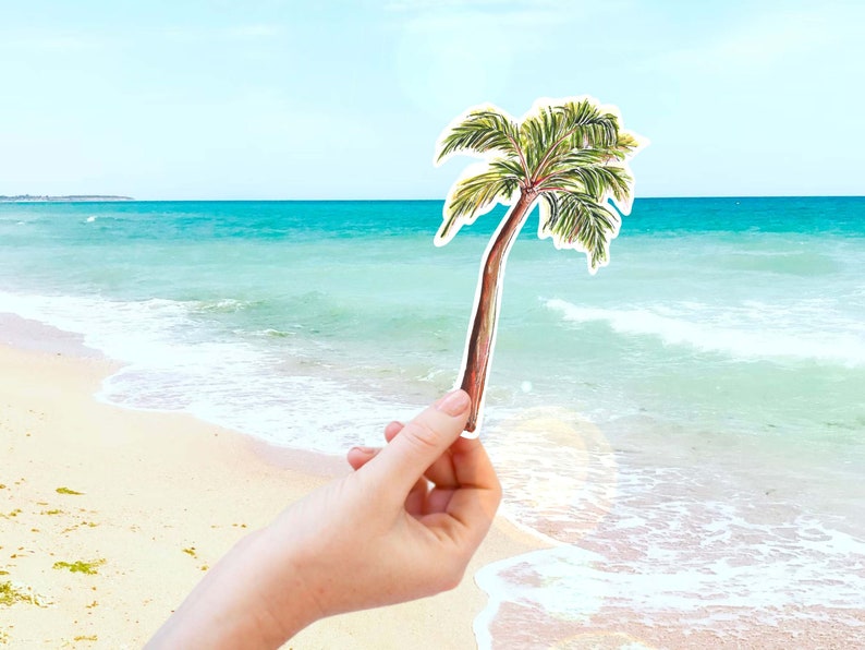 Large Palm Tree Art Sticker Vinyl Waterproof Florida - Etsy