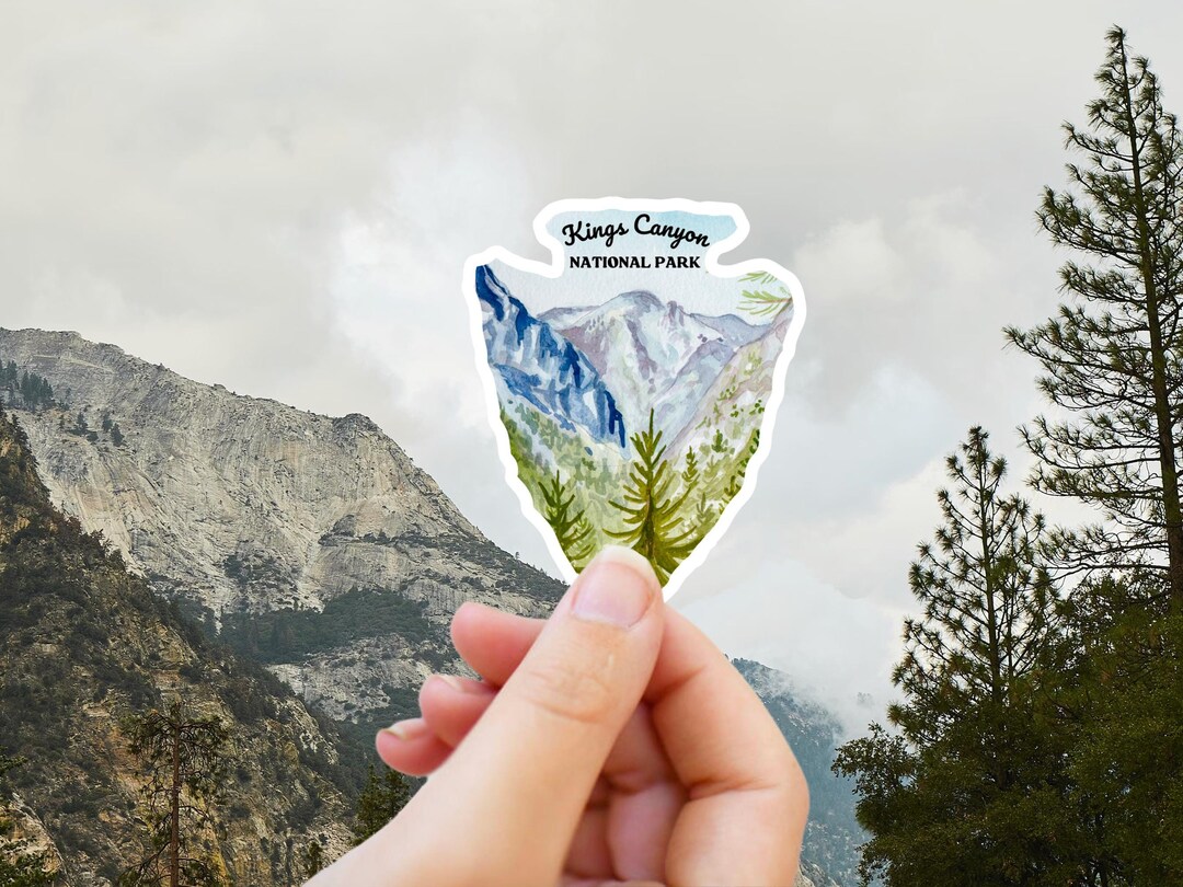 Kings Canyon National Park Sticker, NPS Badge, California Sticker, RV ...