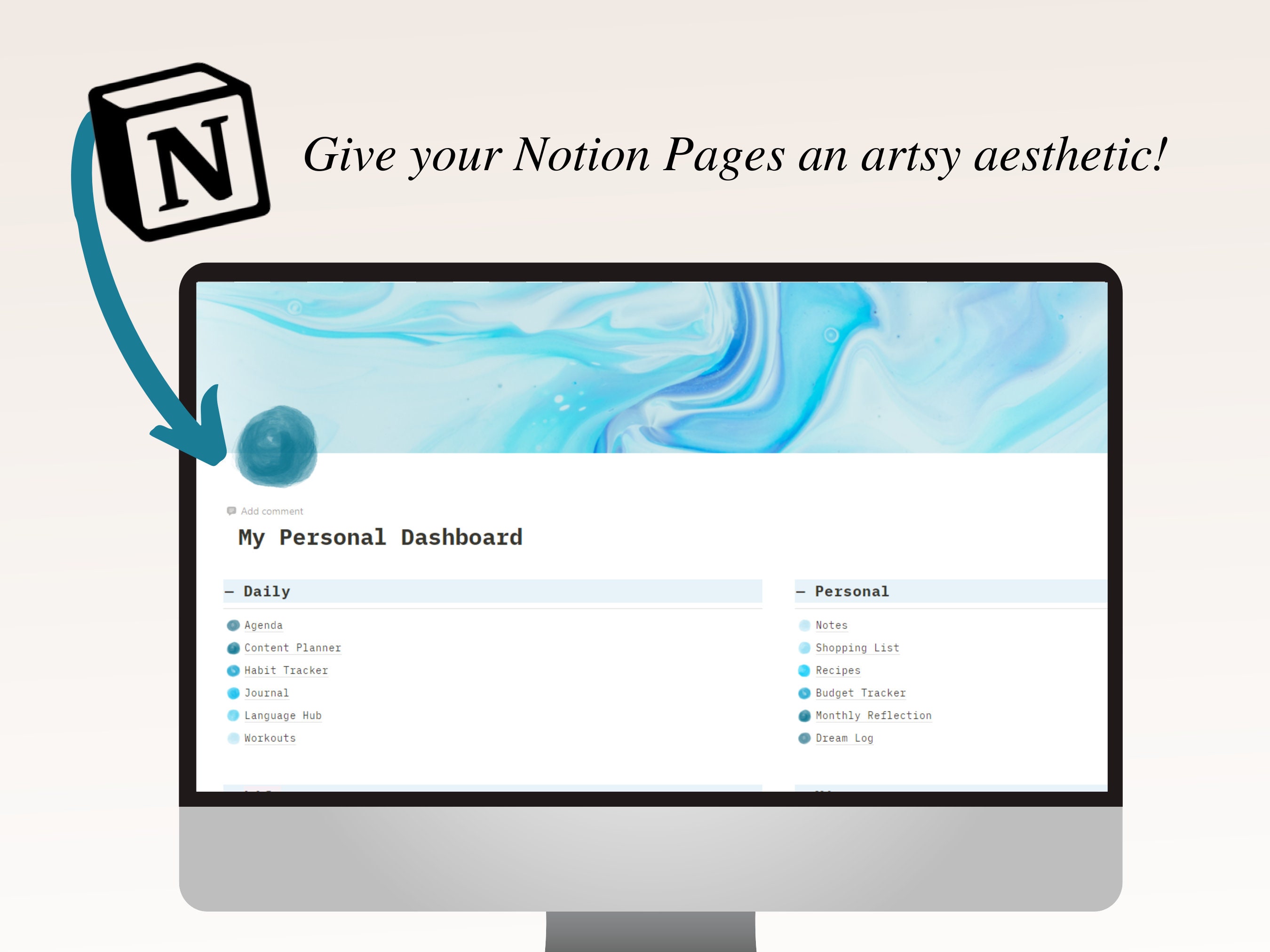 Notion Icons Aesthetic PNG Dot Stickers for Digital Planner - Etsy