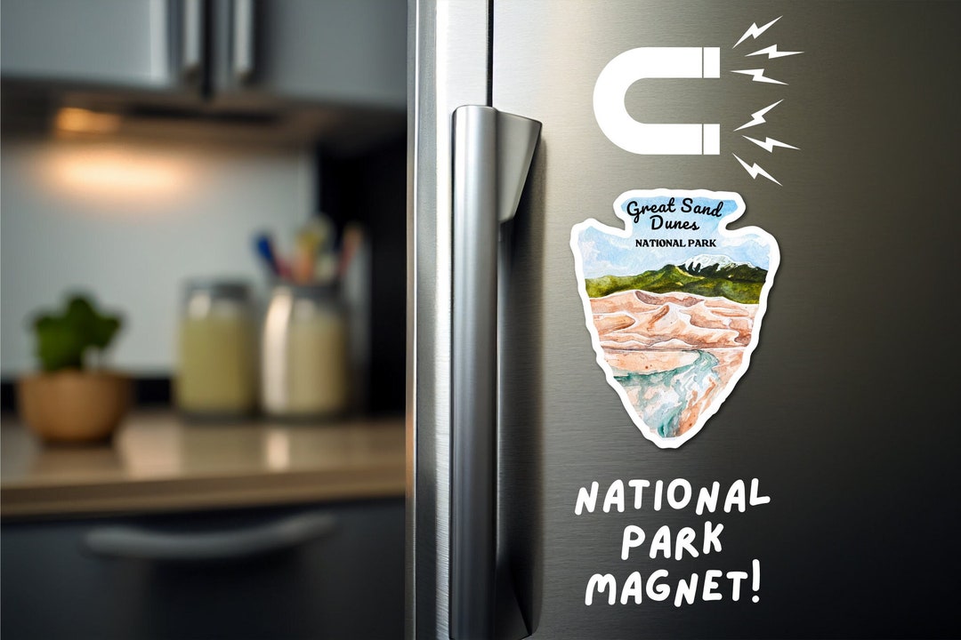 Great Sand Dunes Magnet, Alamosa Colorado Magnet, National Park Gift ...