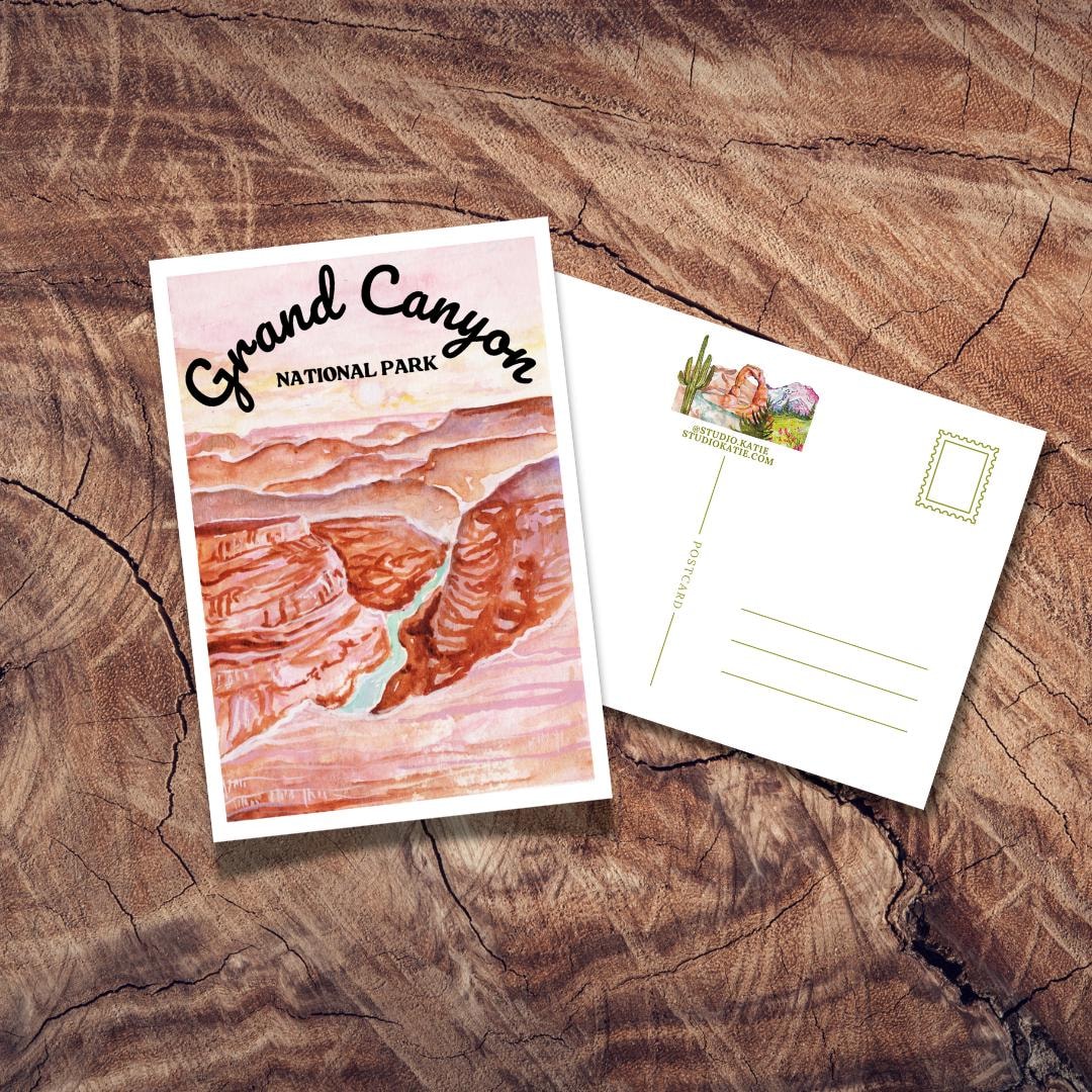 Grand Canyon Postcard, National Park Postcard, Vintage Postcards ...