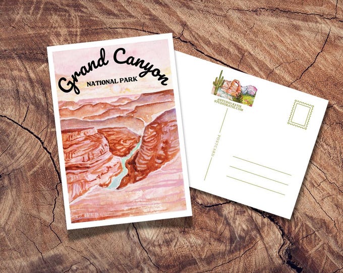 Grand Canyon Postcard, National Park Postcard, Vintage Postcards ...