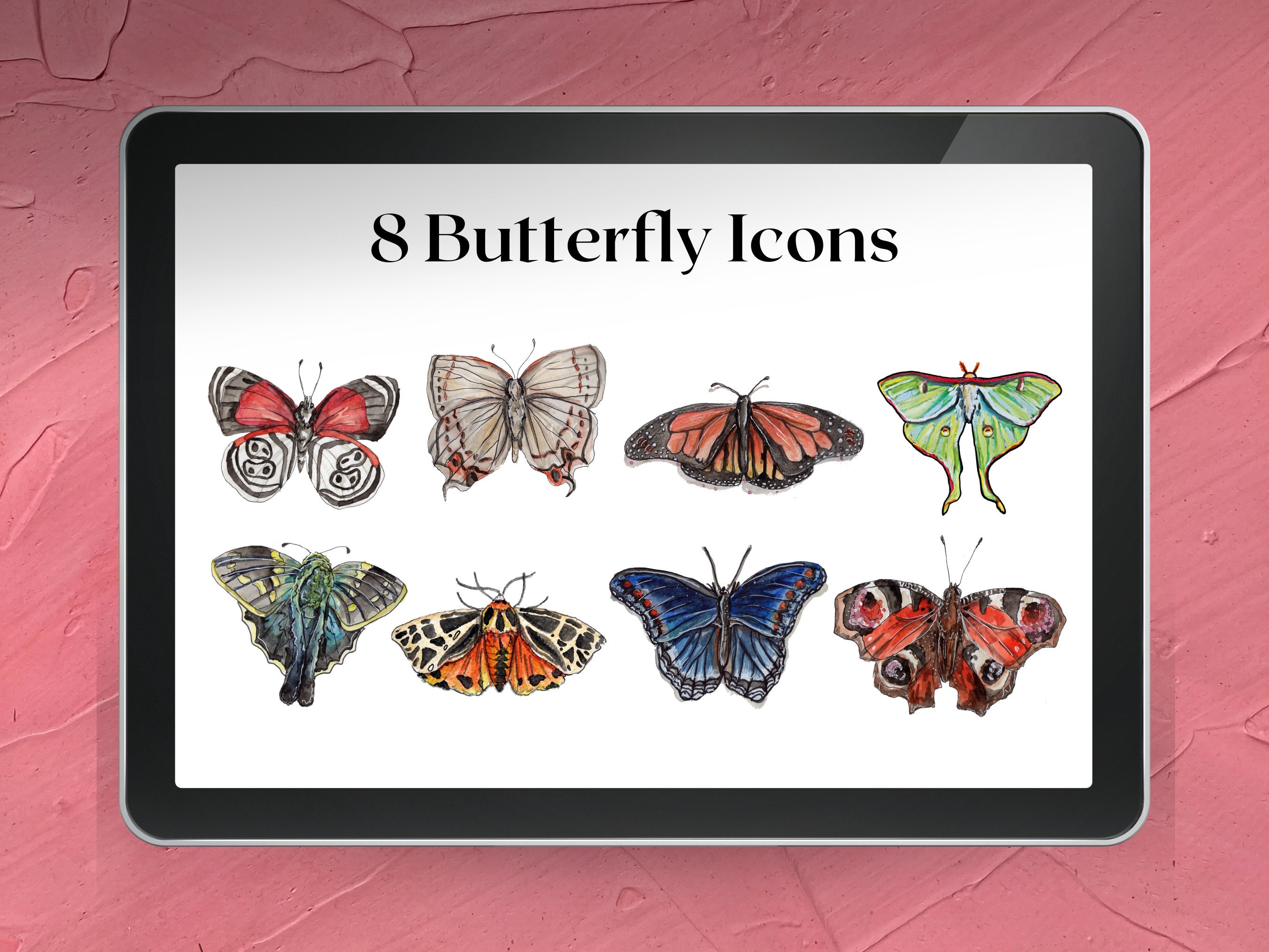 Butterfly Notion Icons Aesthetic Digital Stickers for Life - Etsy