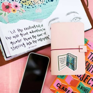 Book Sticker, Reading Quote, Book Club, Bookish Stickers for Water ...