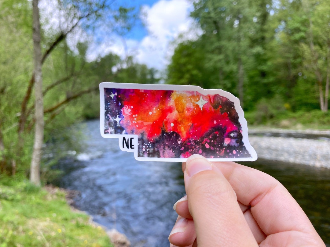 Nebraska Sticker, Nebraska Decal Christmas Gift, Lincoln Nebraska ...