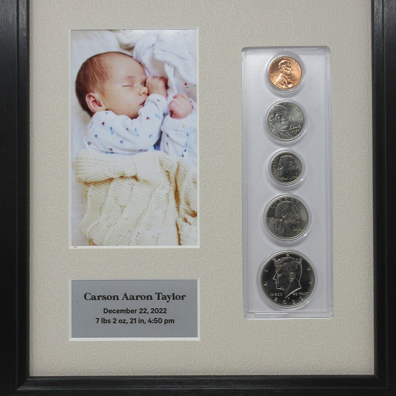 Birth Year Coins Holder - Etsy