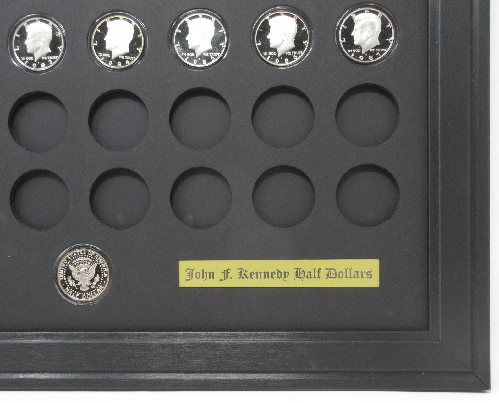 President John F. Kennedy Half Dollar Coin Wall Display Picture Frame ...