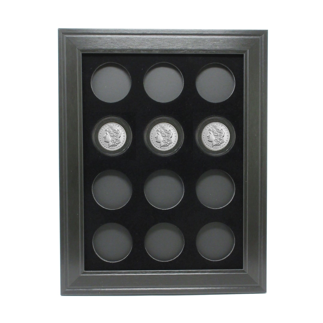 Morgan / Peace Dollar Coin Wall Display Picture Frames, USA Made (coins ...