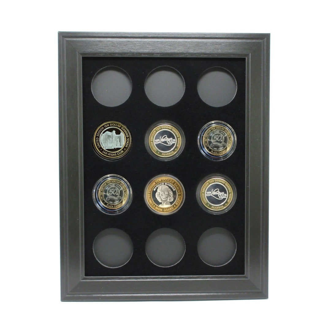 Silver Strike Casino Coin Wall Display Picture Frames Made in the USA ...
