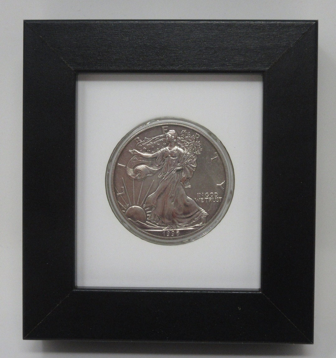 American Silver Eagle 40mm Coin (not Included) Small Display Frame With ...
