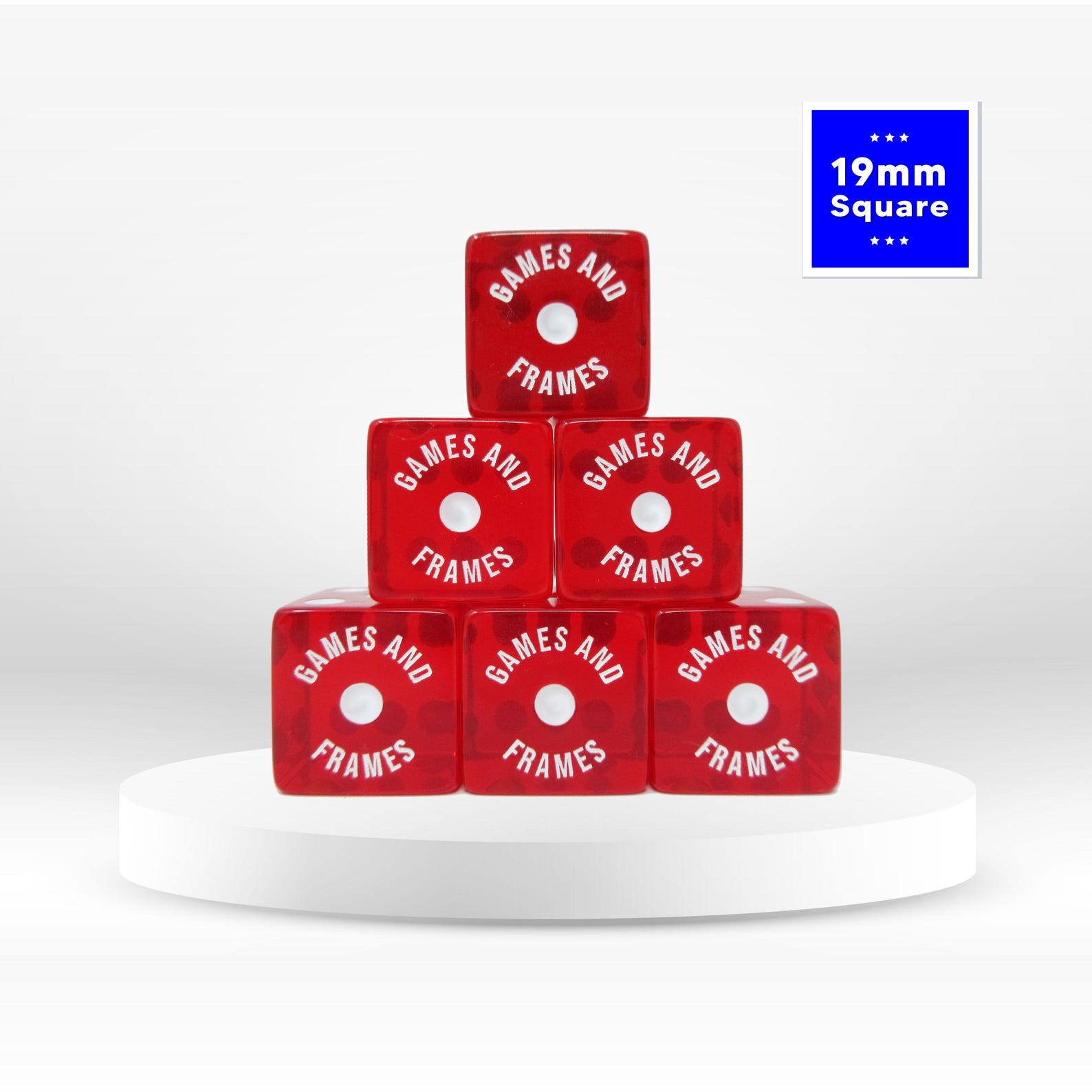 20+ Personalized 19mm Square Translucent Dice - Etsy