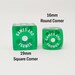 20 Personalized 19mm Square Translucent Dice - Etsy