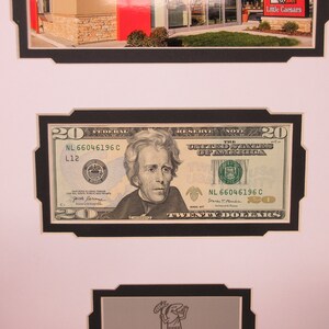 First Dollar Earned Frame With Photo, Personalized Plate, USA Made ...