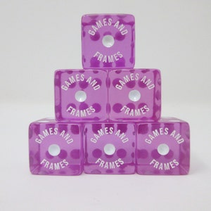 20 Personalized 19mm Square Translucent Dice - Etsy