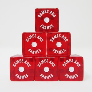 20+ Personalized 19mm Square Translucent Dice - Etsy