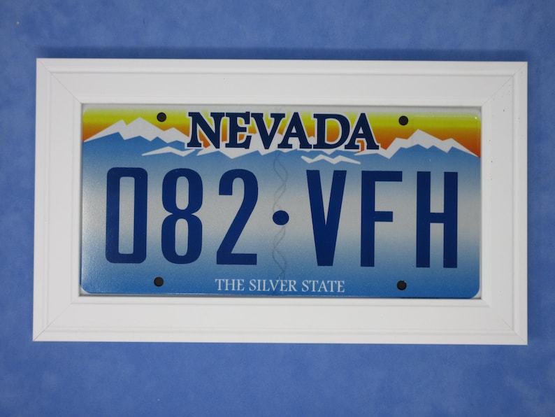 Automobile License Plate Wall Display Picture Frame W/acrylic Front ...