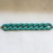 Acrylic Dark Green Matte Cuban Chain Bracelet - Etsy