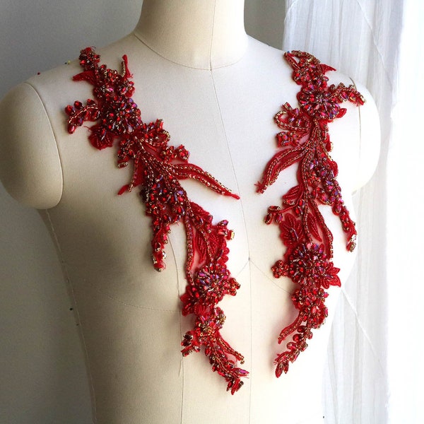 Rhinestone Applique - Etsy