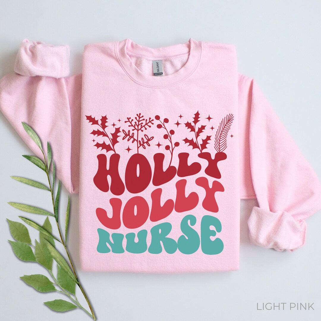 Holly Jolly Nurse-nurse Christmas Gift-christmas - Etsy