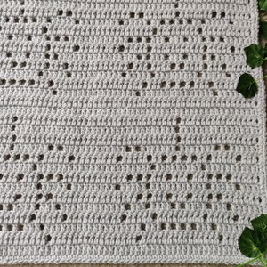 Spider Filet Crochet Blanket, Halloween Special Written Pattern, Easy ...