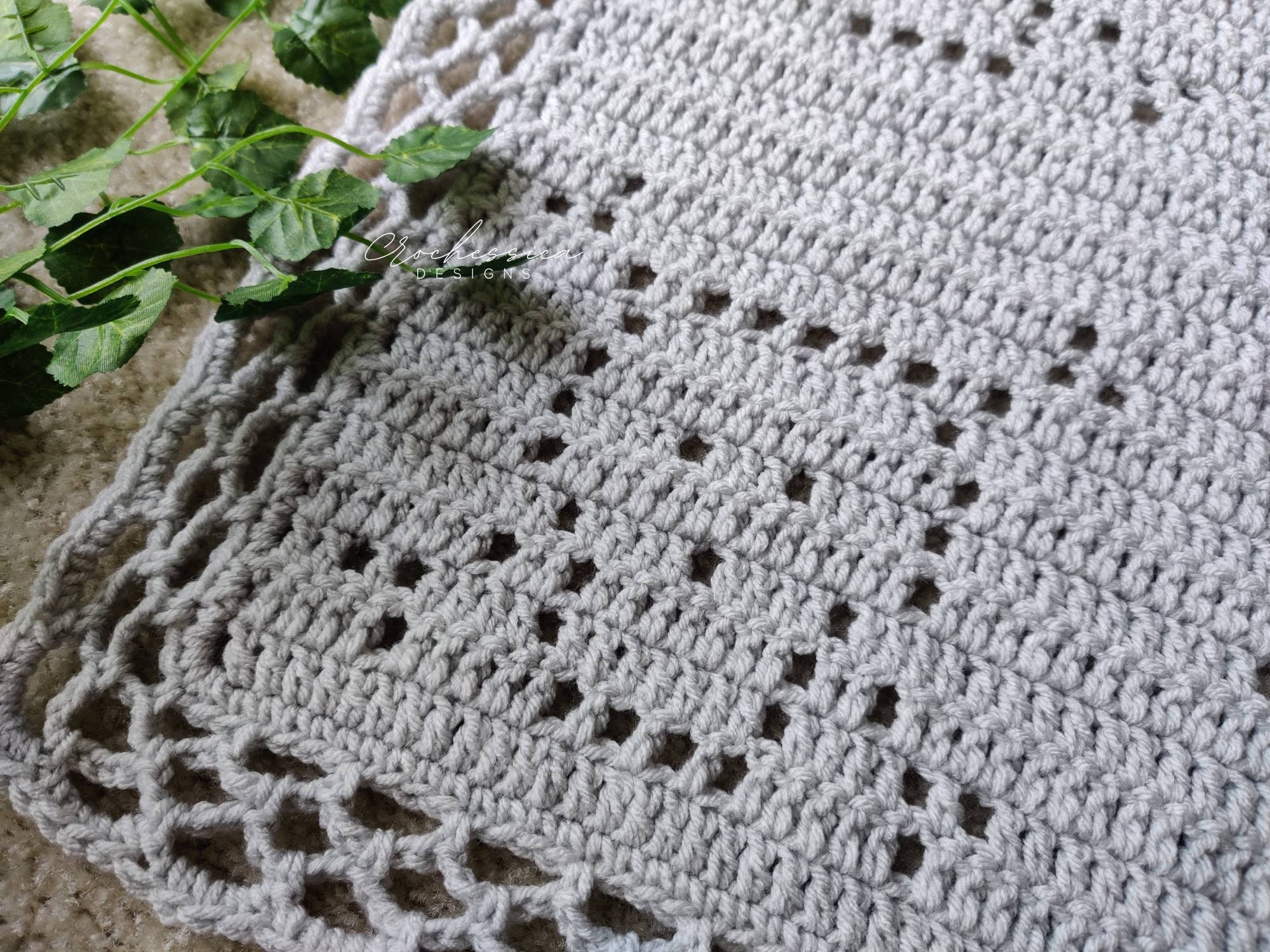 Skull and Bones Halloween Filet Crochet Blanket, Instant PDF Download ...