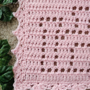 Princess Castle Filet Crochet Blanket Pattern, Baby Throw (PDF Pattern ...