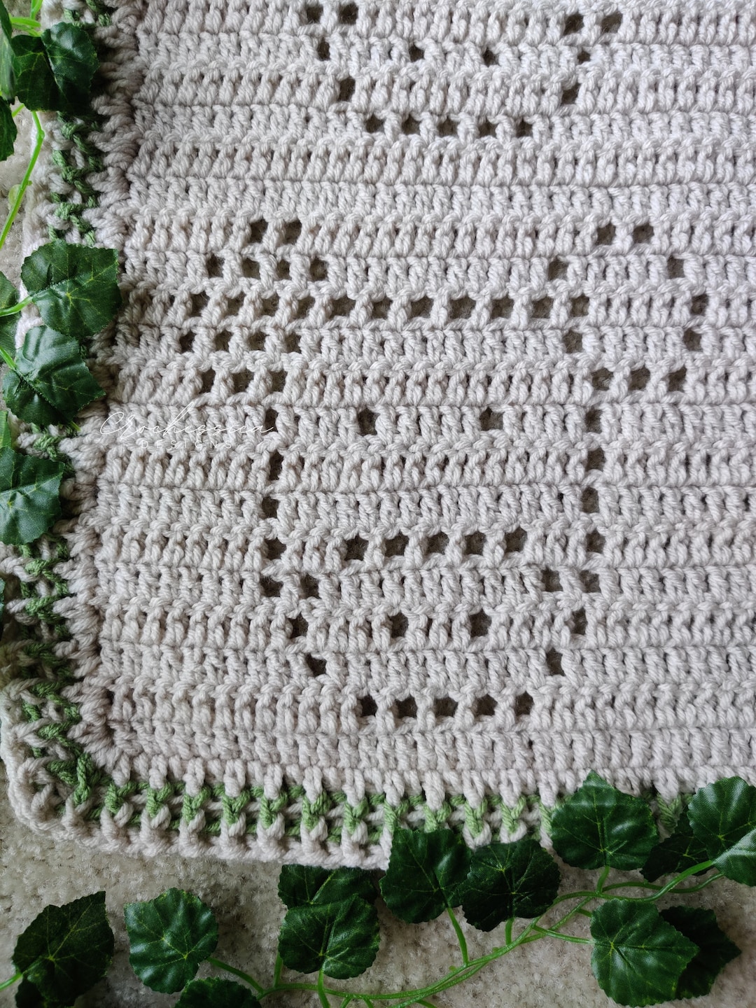 Kobe (cow) Filet Crochet Written Pattern, Instant Downloadable PDF - Etsy