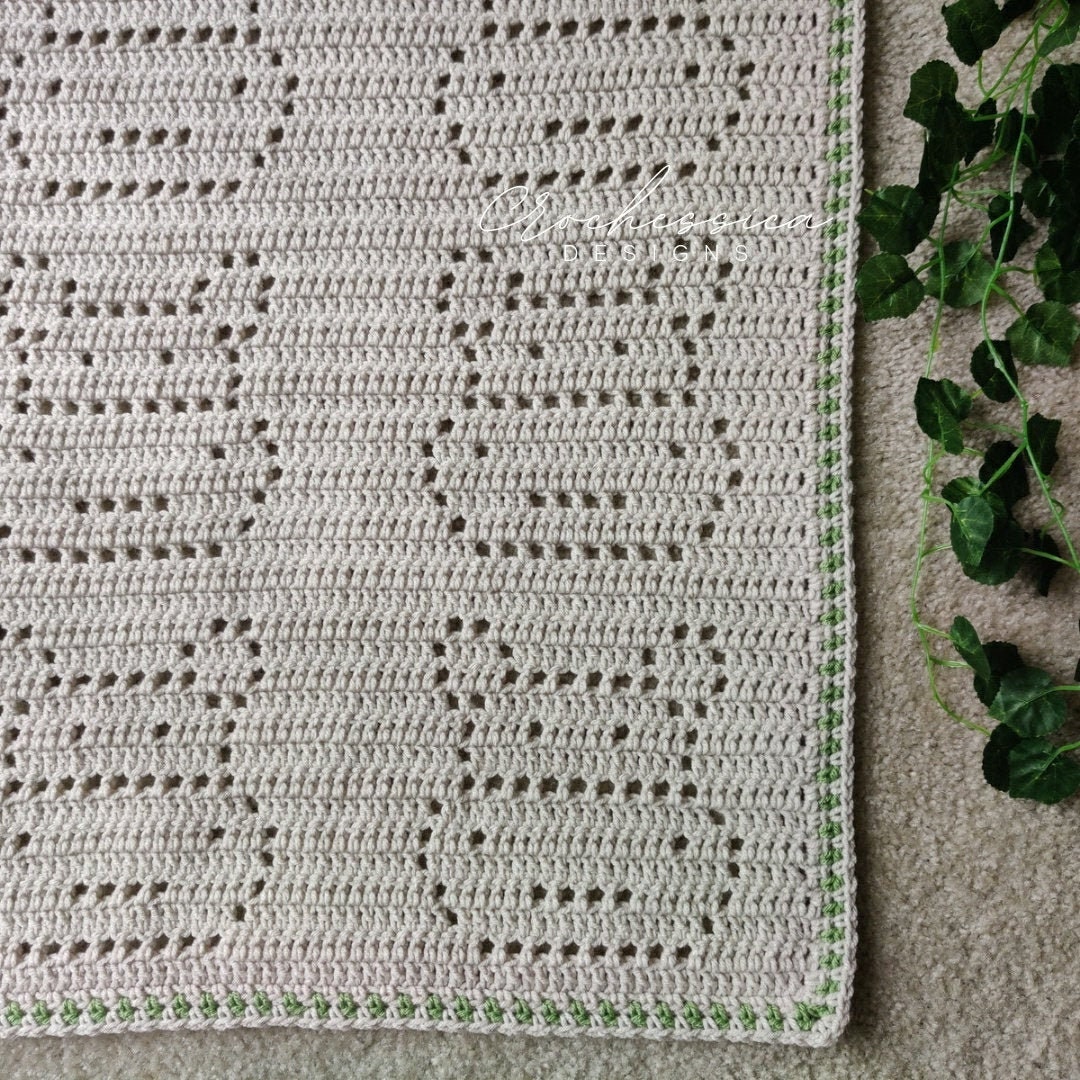Hugo the Hippo Filet Crochet Pattern Instant Downloadable - Etsy Canada