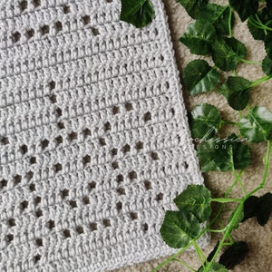 Spider Filet Crochet Blanket, Halloween Special Written Pattern, Easy ...