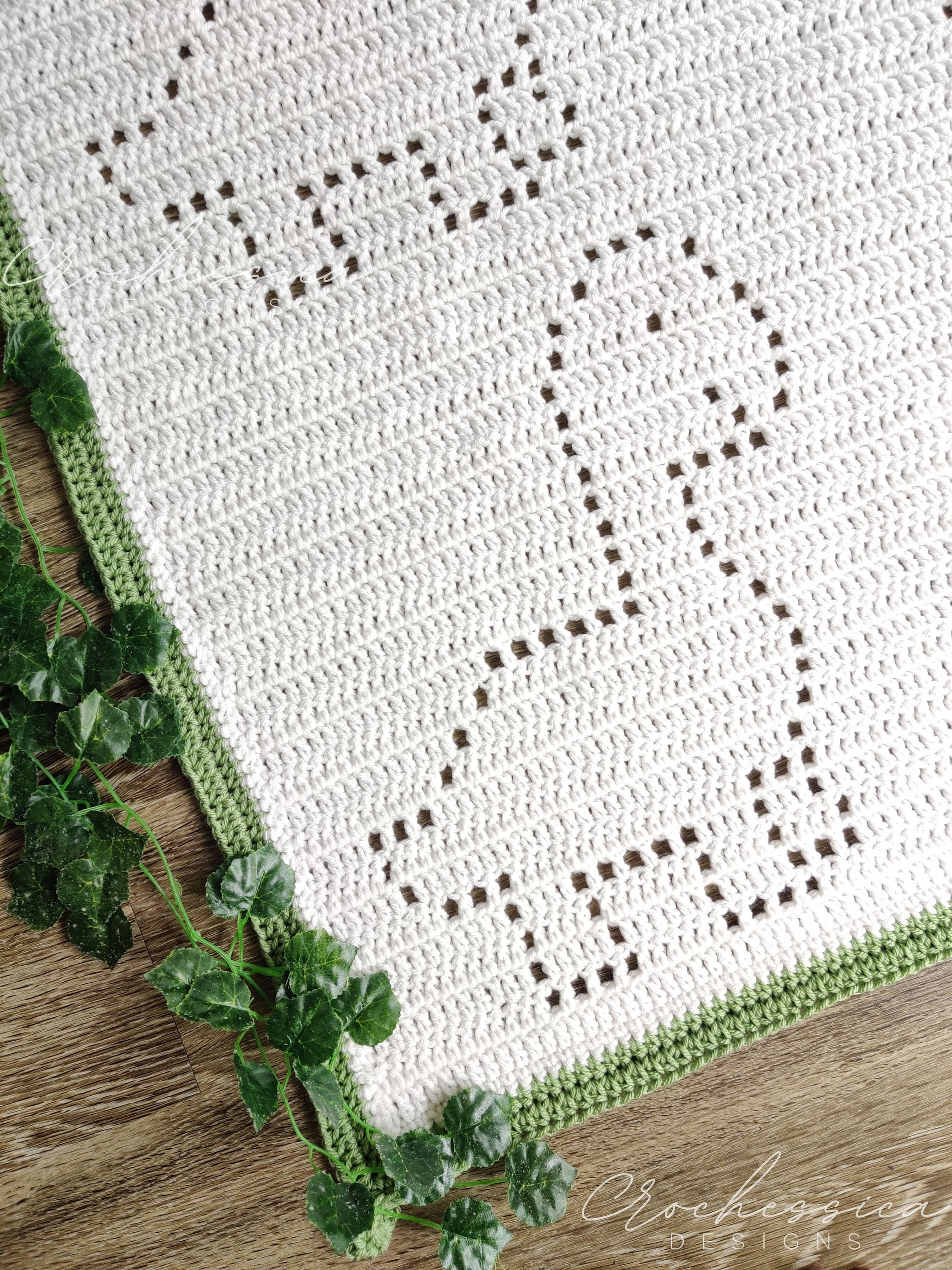 Dinosaur Crochet Blanket Pattern | Baby Filet (PDF Pattern) - Etsy