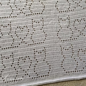 Cats in Love Filet Crochet Blanket Instant Downloadable PDF Written ...