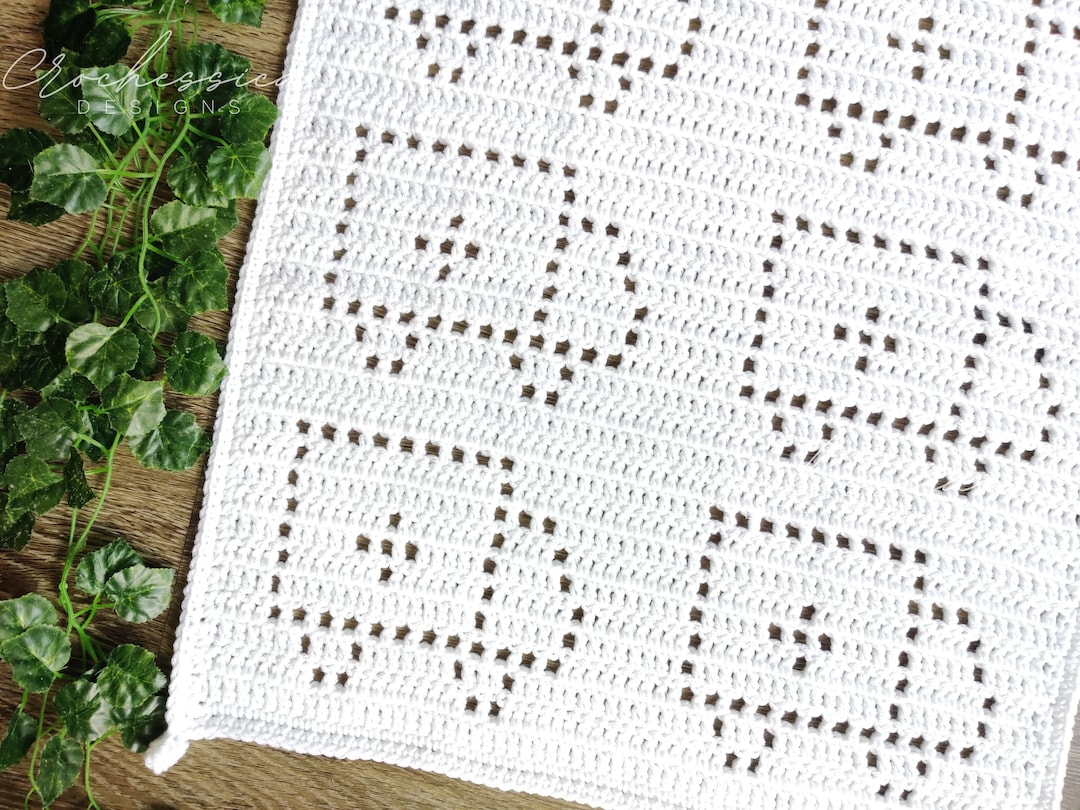Ambulance Crochet Blanket Pattern | Filet Design (digital Pattern ...
