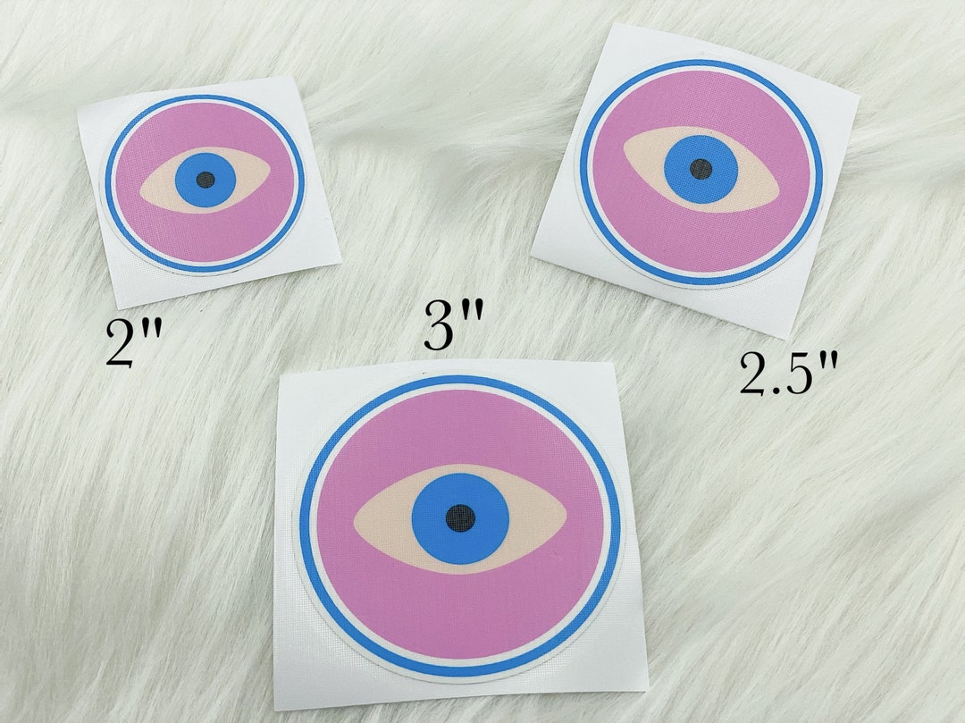 Pink Evil Eye Vinyl Sticker Decal Evil Eye Sticker Laptop Sticker Evil ...