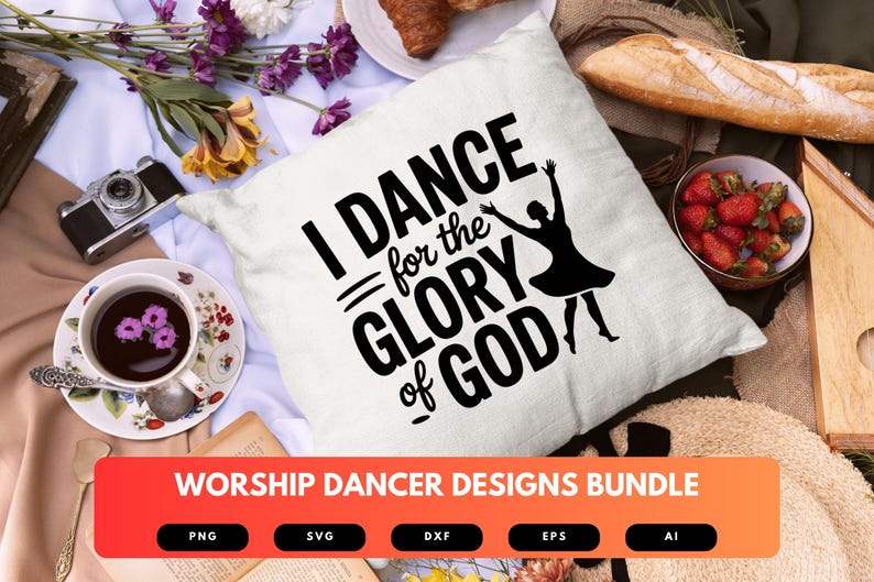 Worship Dancer SVG Bundle | Praise Dance Clipart, Christian Dance Cut ...