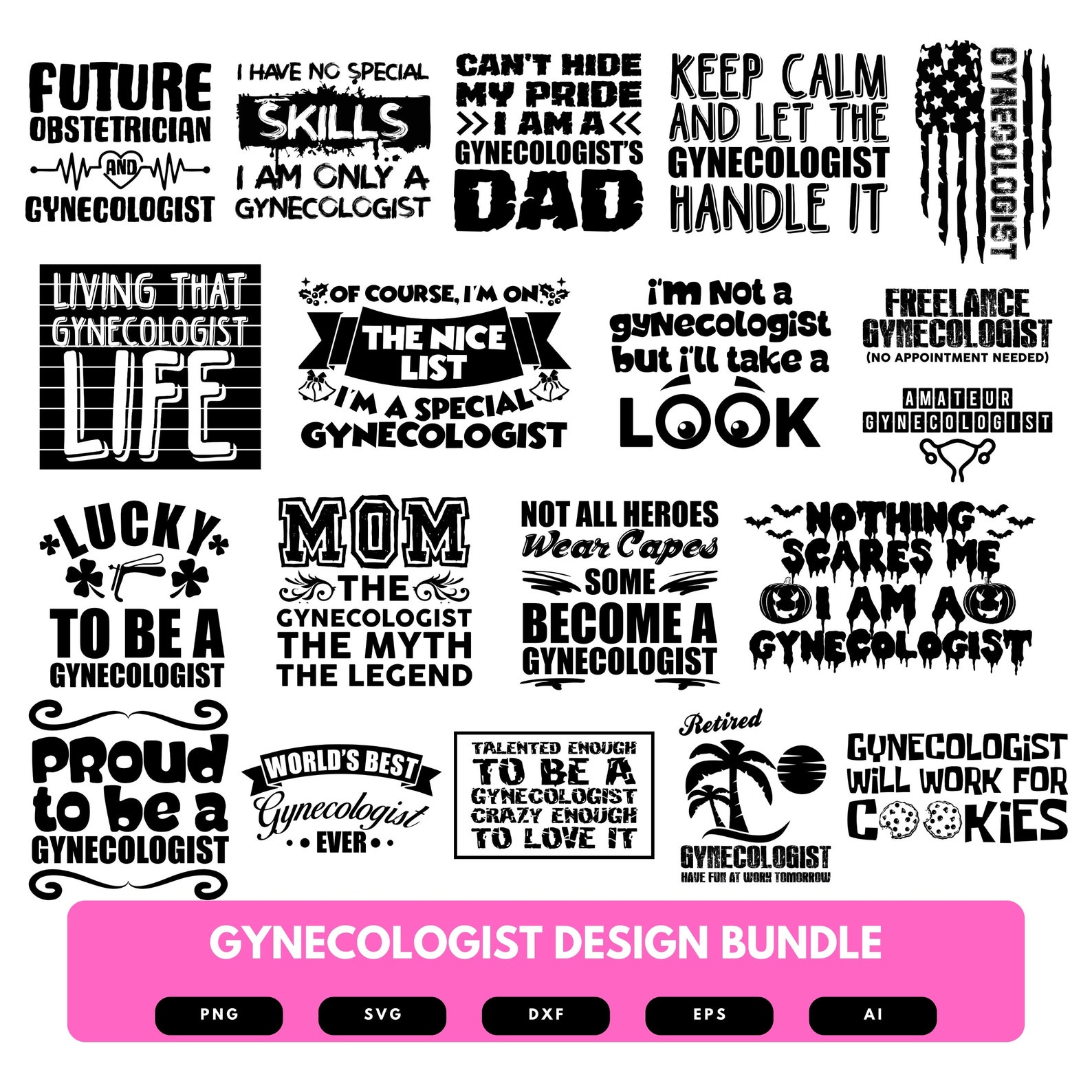 Gynecologist SVG | Cricut Doctor Designs | Gynecologist Files ...