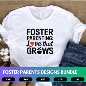 Foster Parent SVG Bundle | Heartfelt Foster Care Quotes, Parenting ...