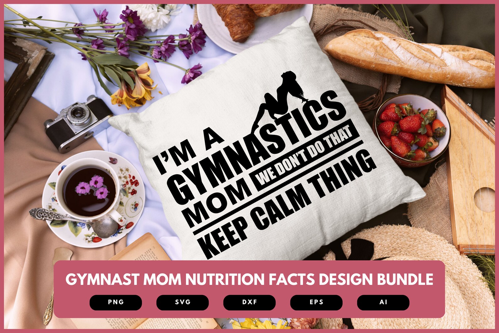 Gymnast Mom Design Bundle | Gymnastics Mom | Gymnastics Mom Design ...