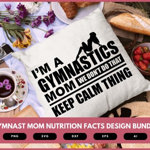 Gymnast Mom Design Bundle | Gymnastics Mom | Gymnastics Mom Design ...