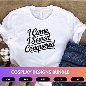 Cosplay SVG Bundle | Costume Maker Clipart, Comic Convention Silhouette ...