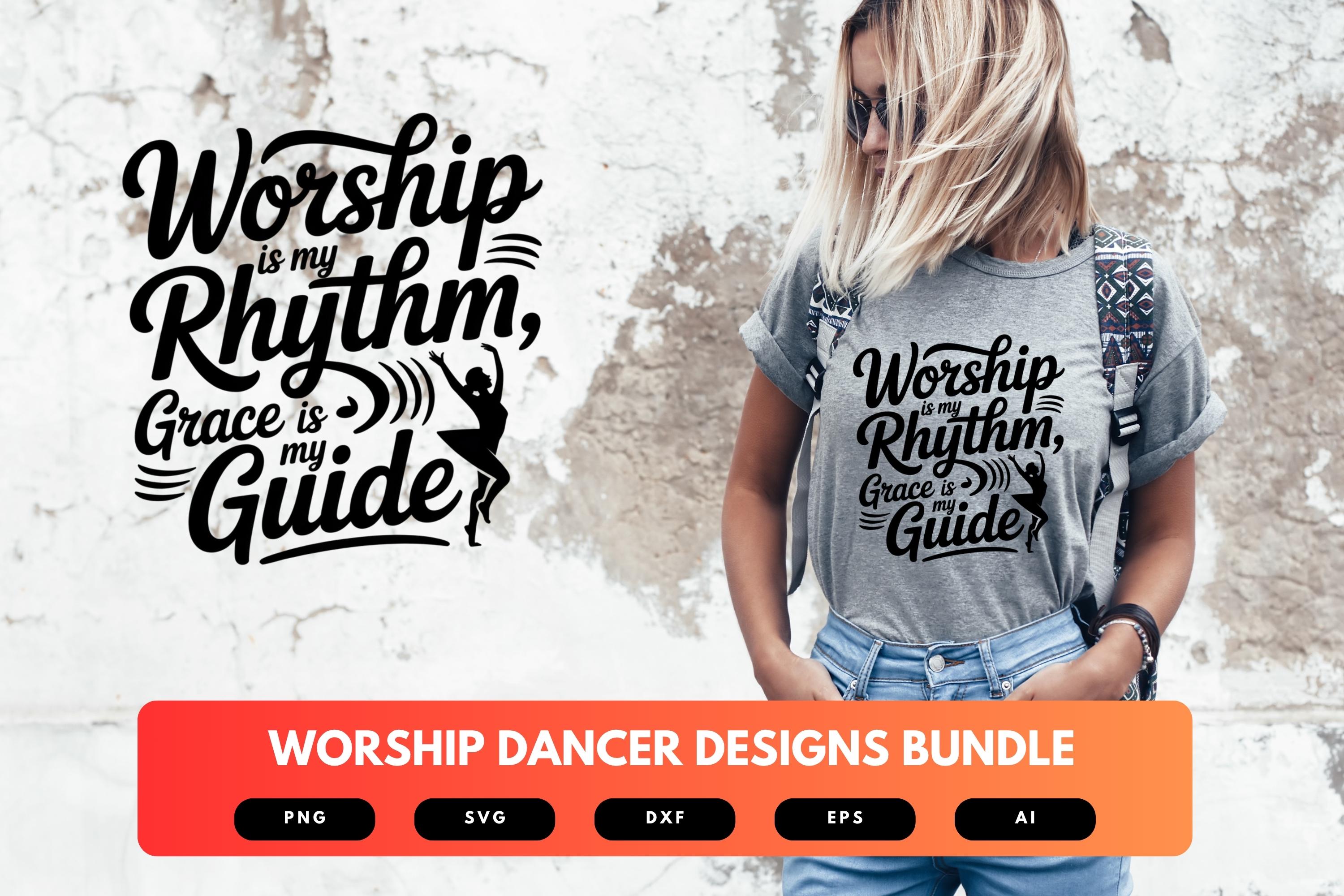 Worship Dancer SVG Bundle | Praise Dance Clipart, Christian Dance Cut ...