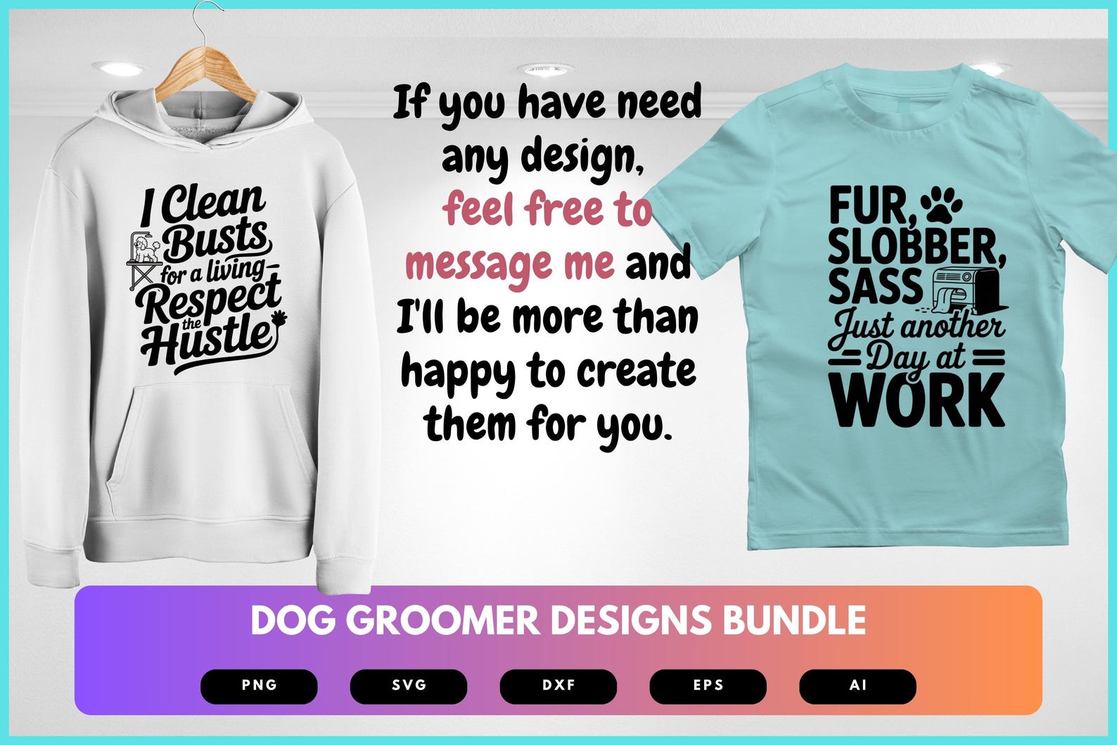 Dog Groomer SVG Bundle | Funny Pet Grooming Clipart, Salon Quotes Cut ...