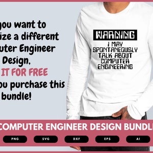 Computer Engineer Design Bundle | Computer Engineer Shirt | Computer ...