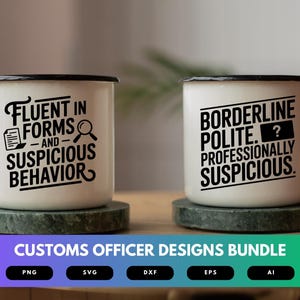 Customs Officer SVG Bundle | Border Security Clipart, Law Enforcement ...