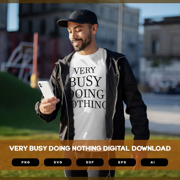 Busy Doing Nothing Stickers - Etsy