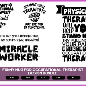Funny Occupational Therapist Occupation Therapist Sayings - Etsy