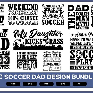 Soccer Dad Design Bundle Soccer Dad Soccer Dad SVG Soccer Dad PNG ...