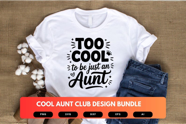 Cool Aunt Club SVG Bundle | Funny Aunt Quotes Clipart, Family Humor Cut ...