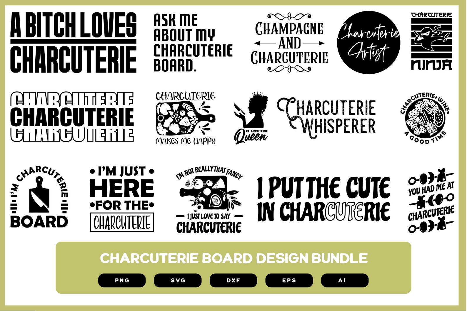 Charcuterie Board Design Bundle | Charcuterie Board | Charcuterie Board ...